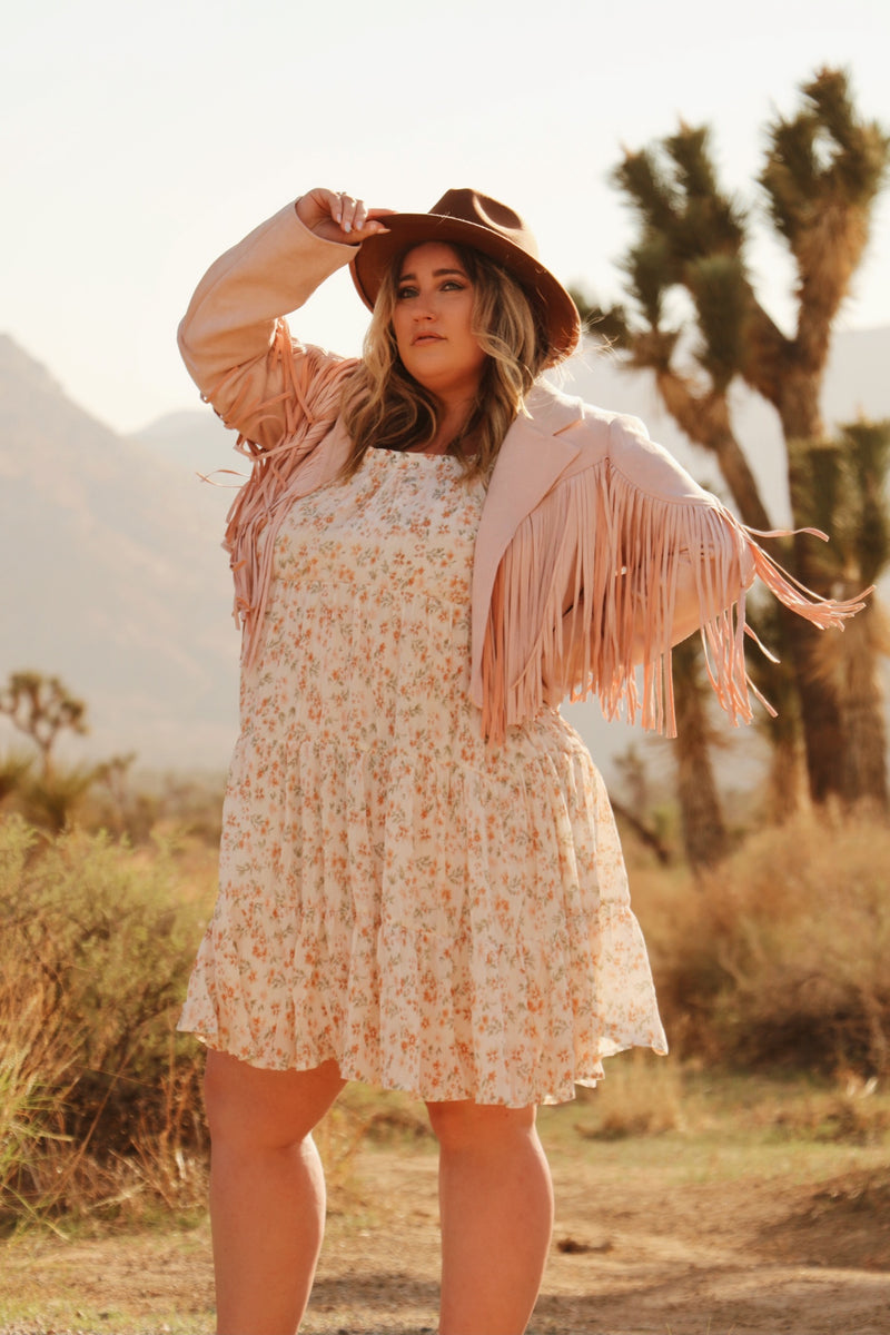 Jolene Blush Fringe Jacket – Love + Lavender Boutique