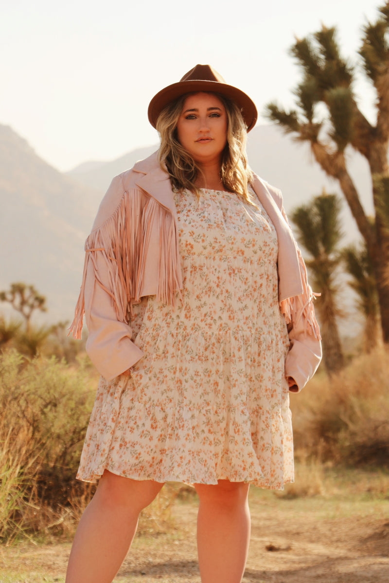 Jolene Blush Fringe Jacket – Love + Lavender Boutique