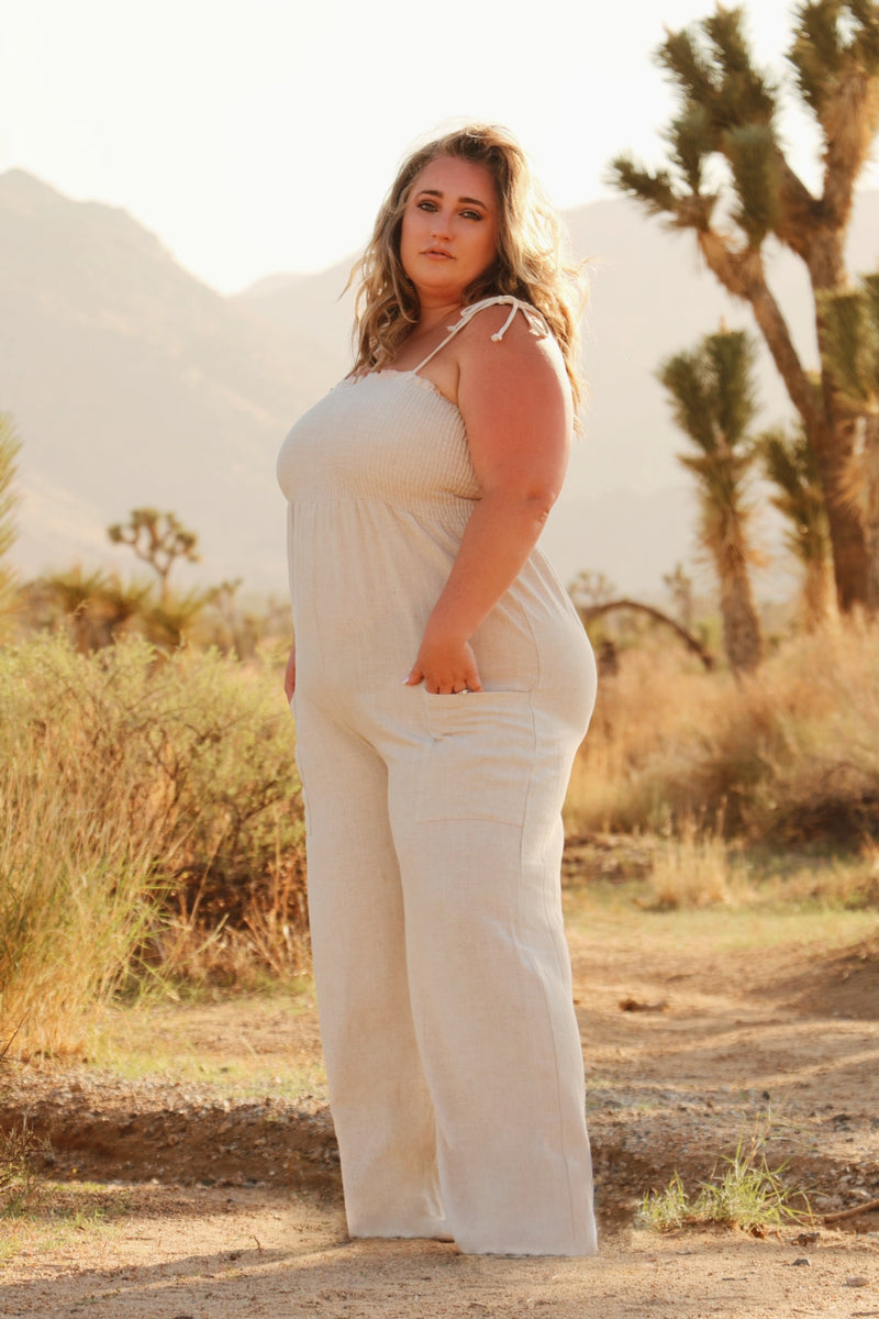 Bailey Oatmeal Jumpsuit – Love + Lavender Boutique